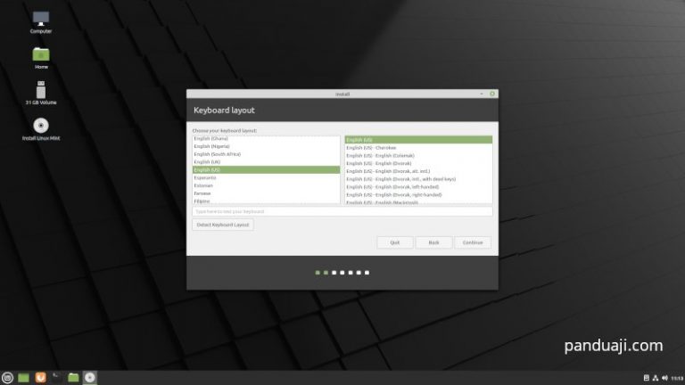 Panduan Cara Install Linux Mint - PANDUAJI.COM